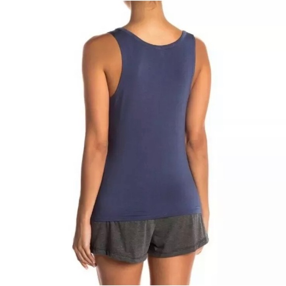 Shimera | Tops | Shimera Knot Front Tank Top Slate Blue | Poshmark